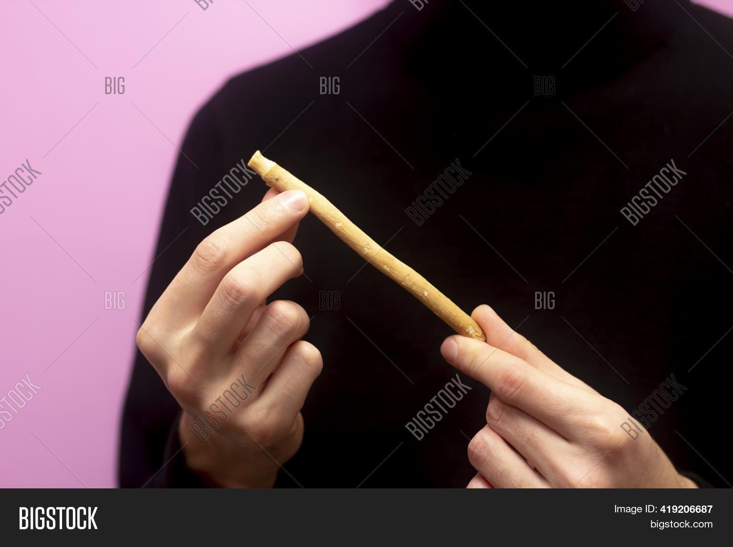 Guy Hold Miswak. Bokeh Image & Photo (Free Trial) | Bigstock
