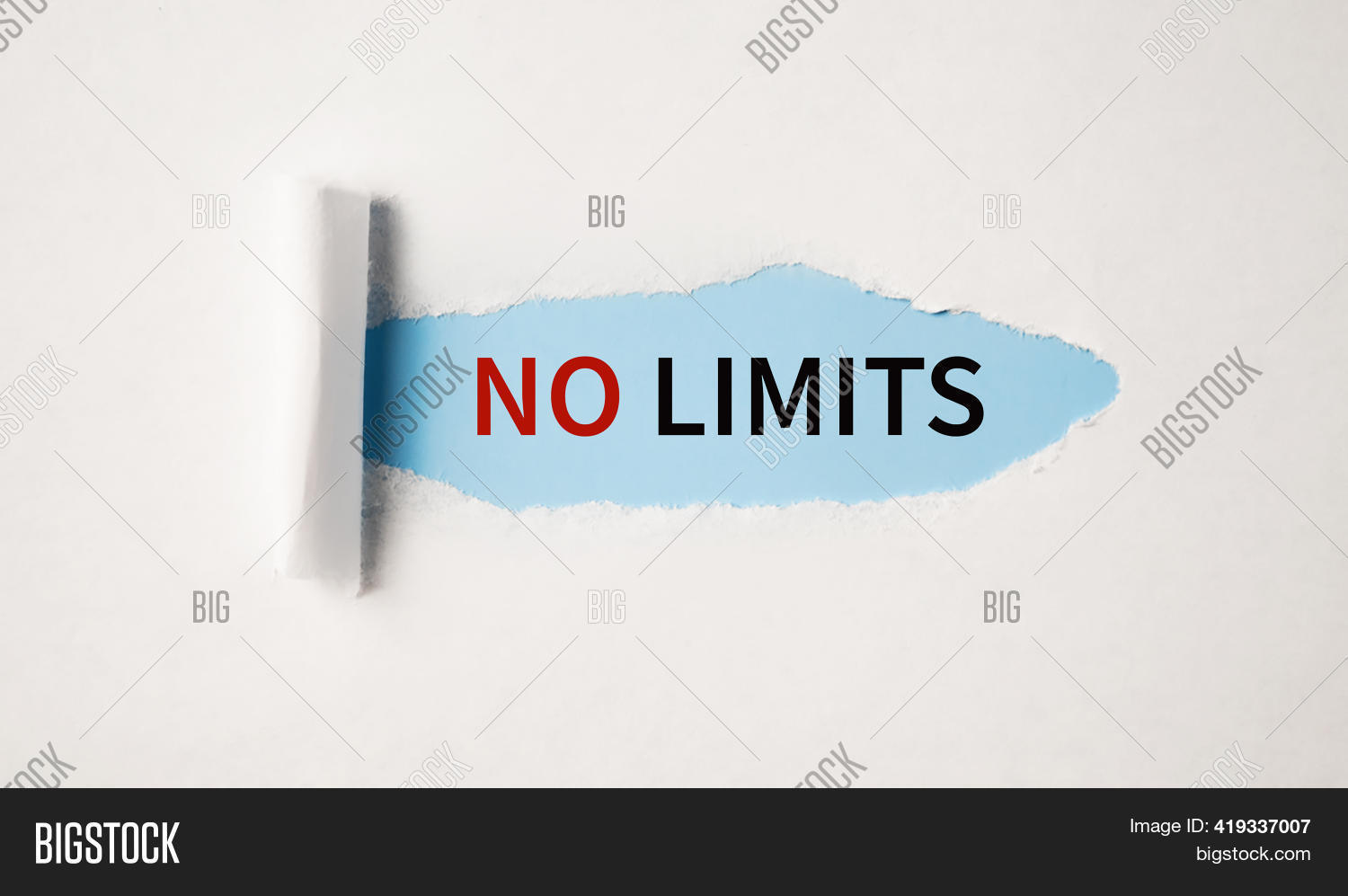 No Limits Message Image & Photo (Free Trial) | Bigstock