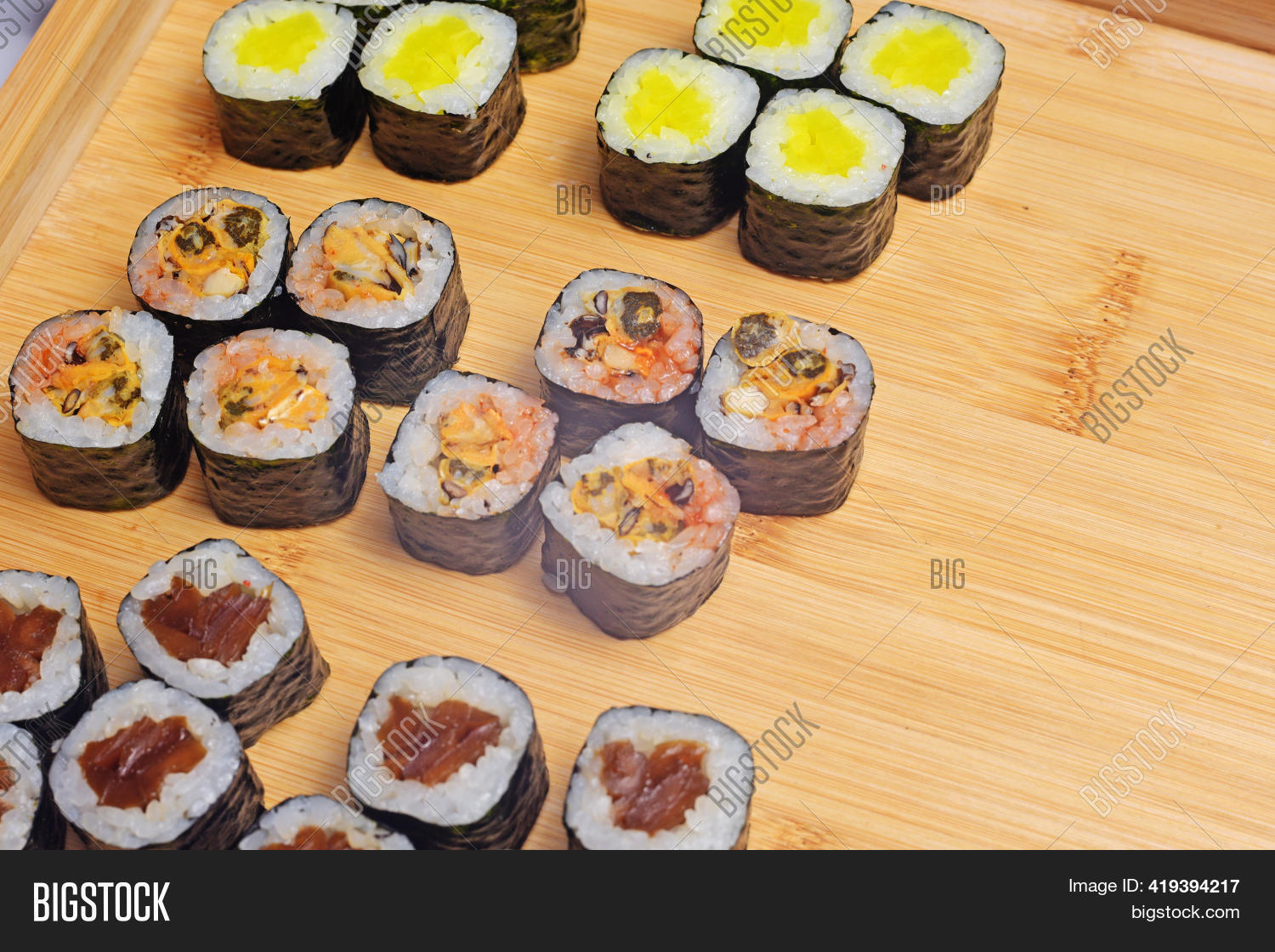 Sushi Set Lies On Image & Photo (Free Trial) | Bigstock
