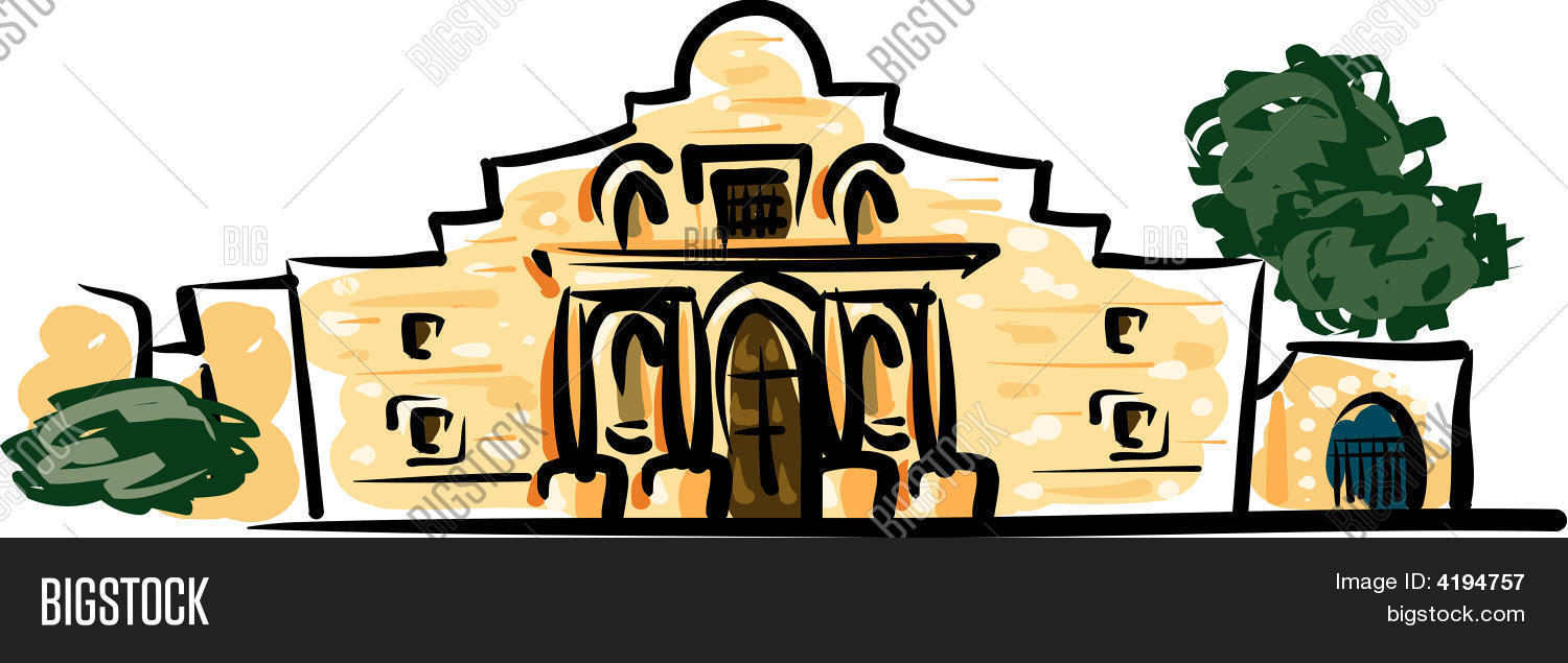 Alamo Vector & Photo (Free Trial) | Bigstock