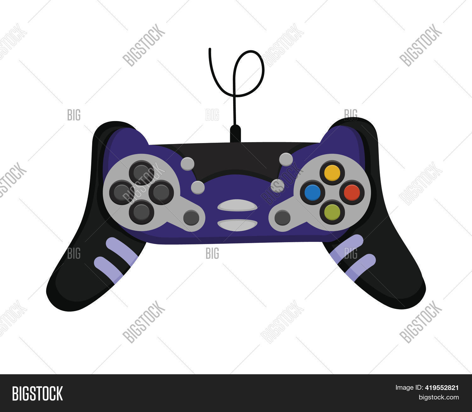 Joystick. Cartoon Image & Photo (Free Trial) | Bigstock