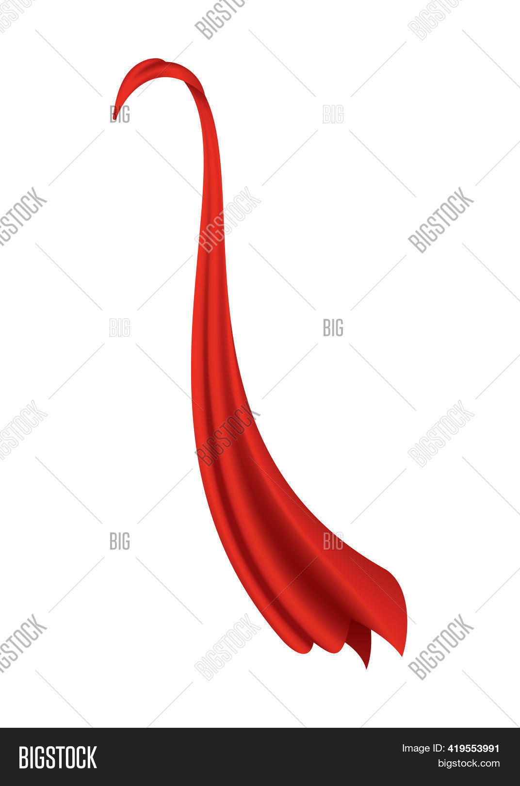 Superhero Red Cape. Image & Photo (Free Trial) | Bigstock