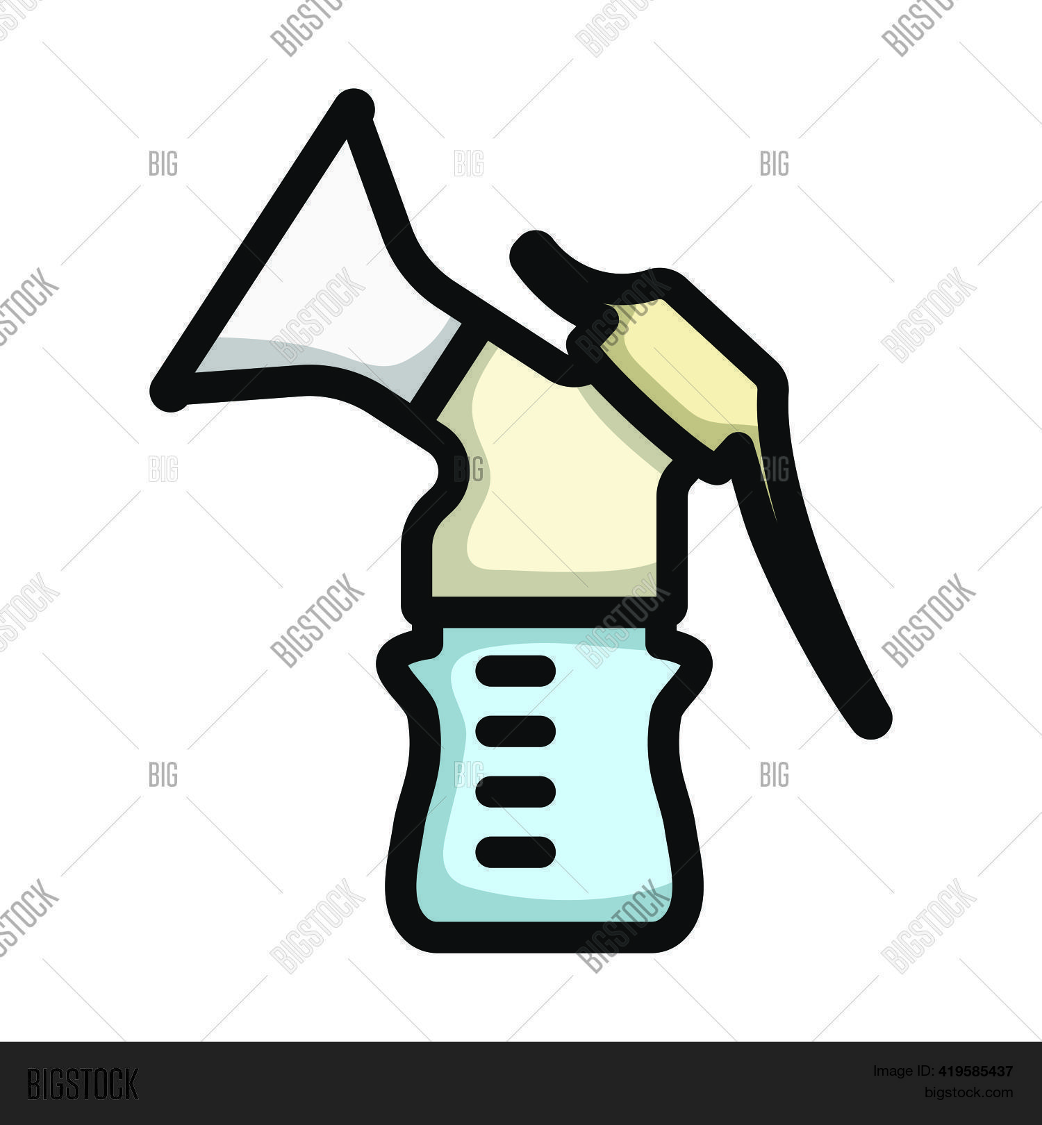 Breast Pump Icon. Vector & Photo (Free Trial) | Bigstock