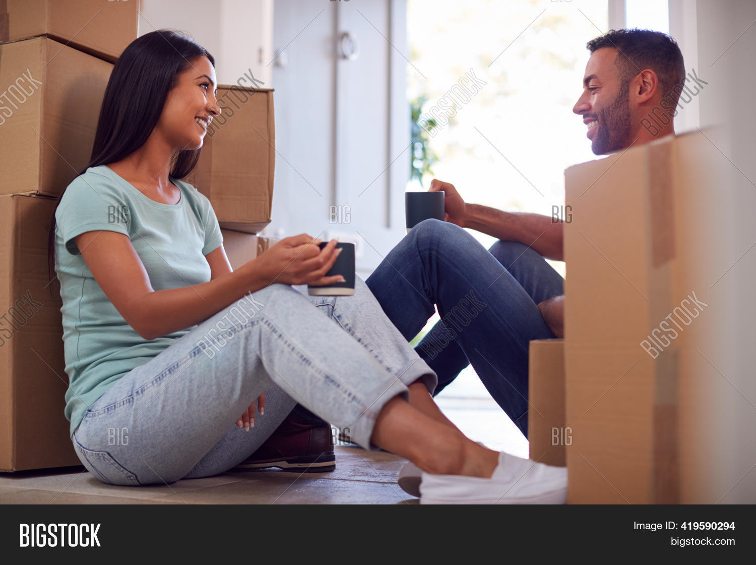 Couple Taking Break Image & Photo (Free Trial) | Bigstock