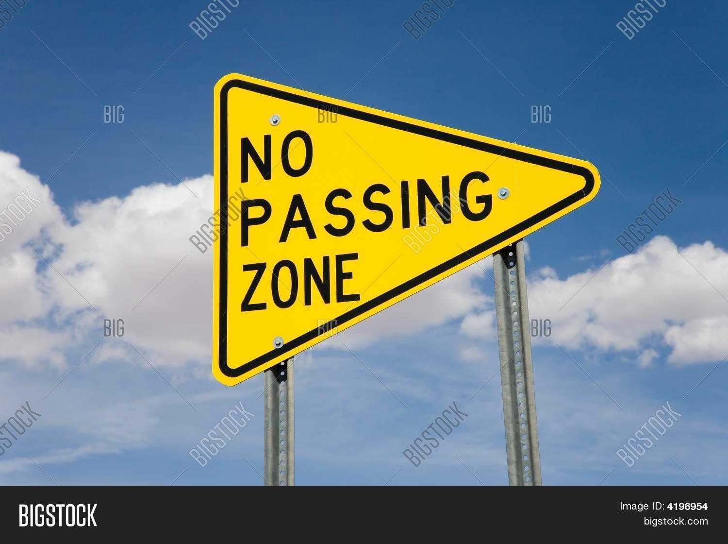 Road Sign No Passing Image & Photo (Free Trial) | Bigstock