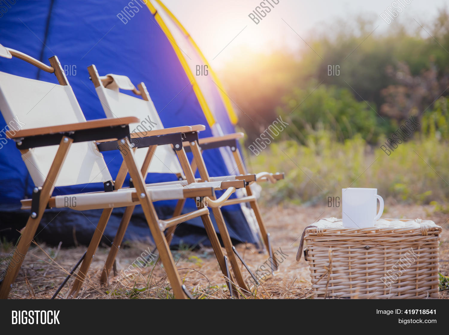 Camping Tent Coffee Image & Photo (Free Trial) | Bigstock