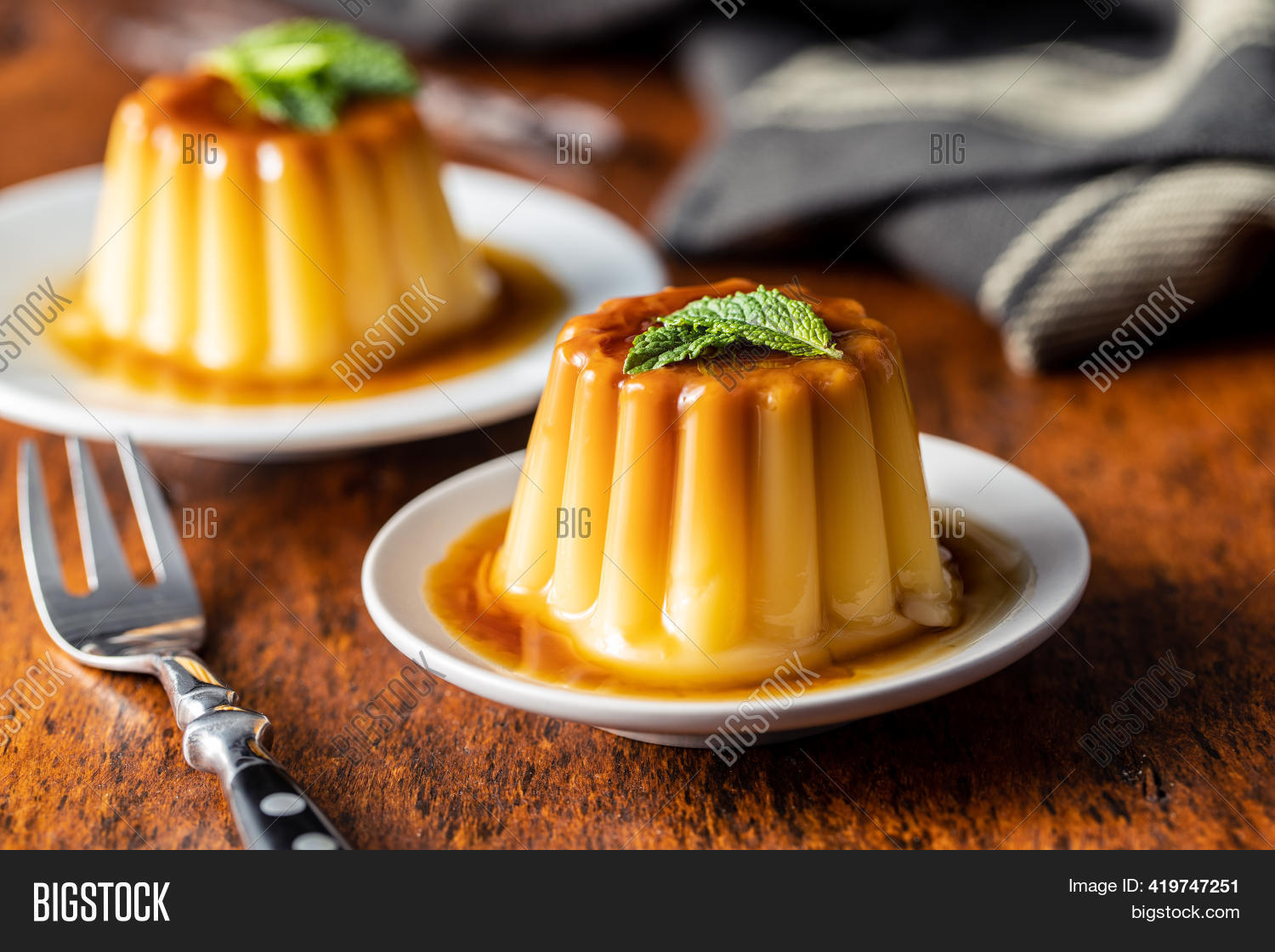 Sweet Vanilla Pudding Image & Photo (Free Trial) | Bigstock