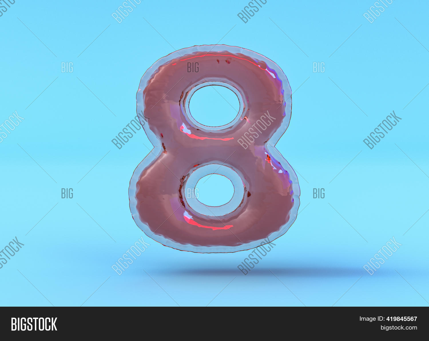 Number 8. Digital Sign Image & Photo (Free Trial) | Bigstock
