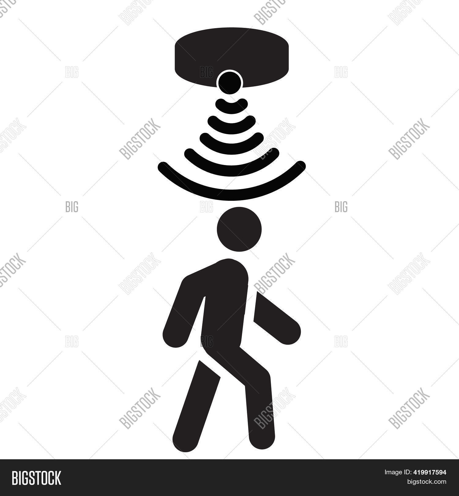 Motion Sensor Icon Image & Photo (Free Trial) | Bigstock