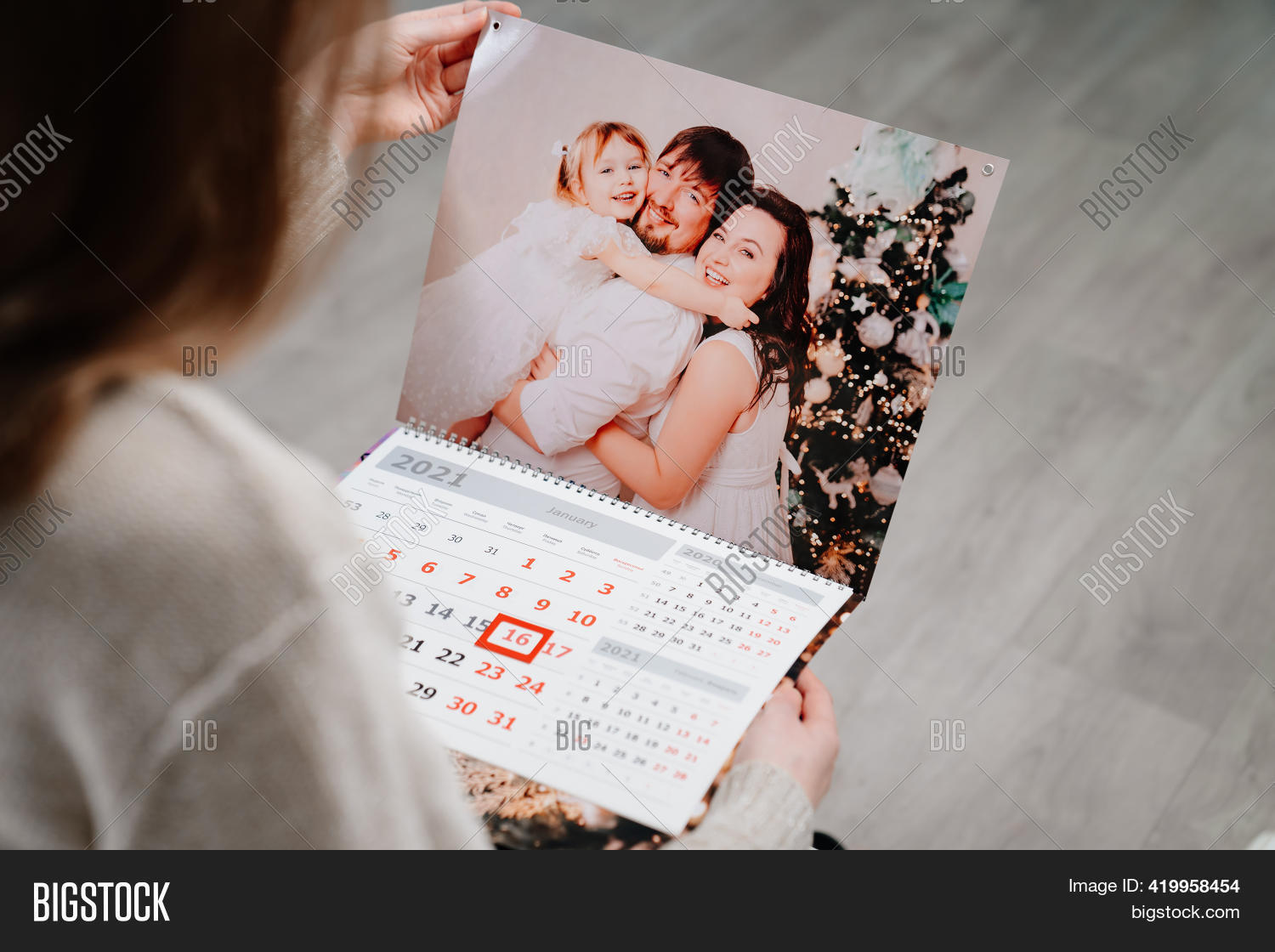Woman Looks Calendar Image & Photo (Free Trial) | Bigstock