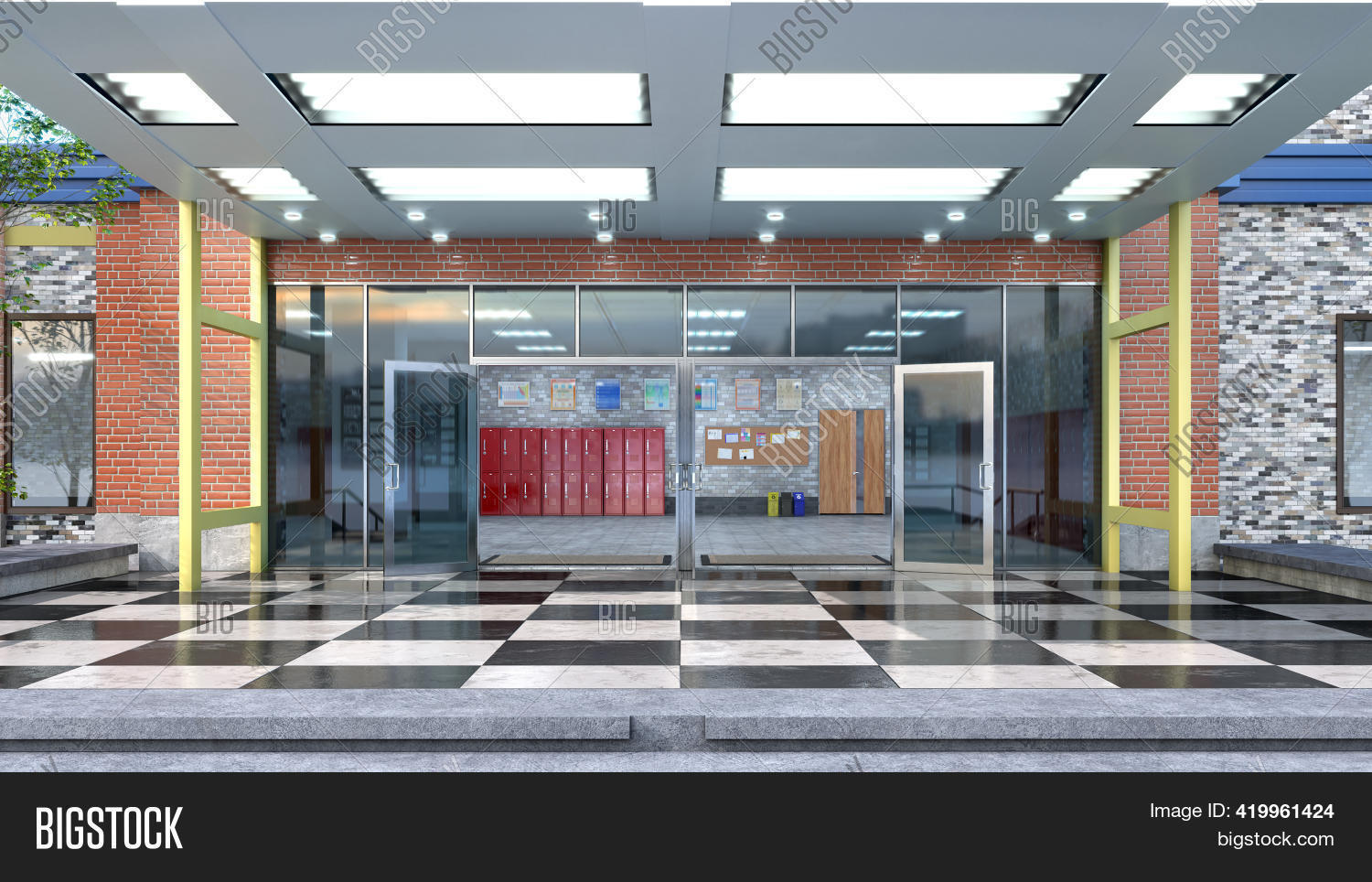 School Entrance Open Image & Photo (Free Trial) | Bigstock