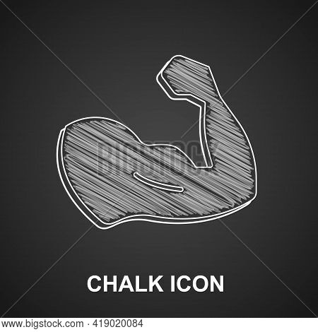 Chalk Bodybuilder Vector & Photo (Free Trial) | Bigstock