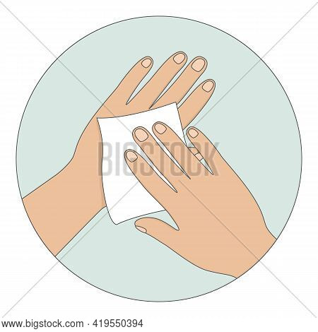 Wiping Hands Vector & Photo (Free Trial) | Bigstock