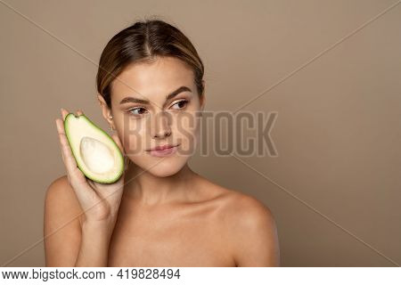 Beautiful Woman Holds Image & Photo (Free Trial) | Bigstock