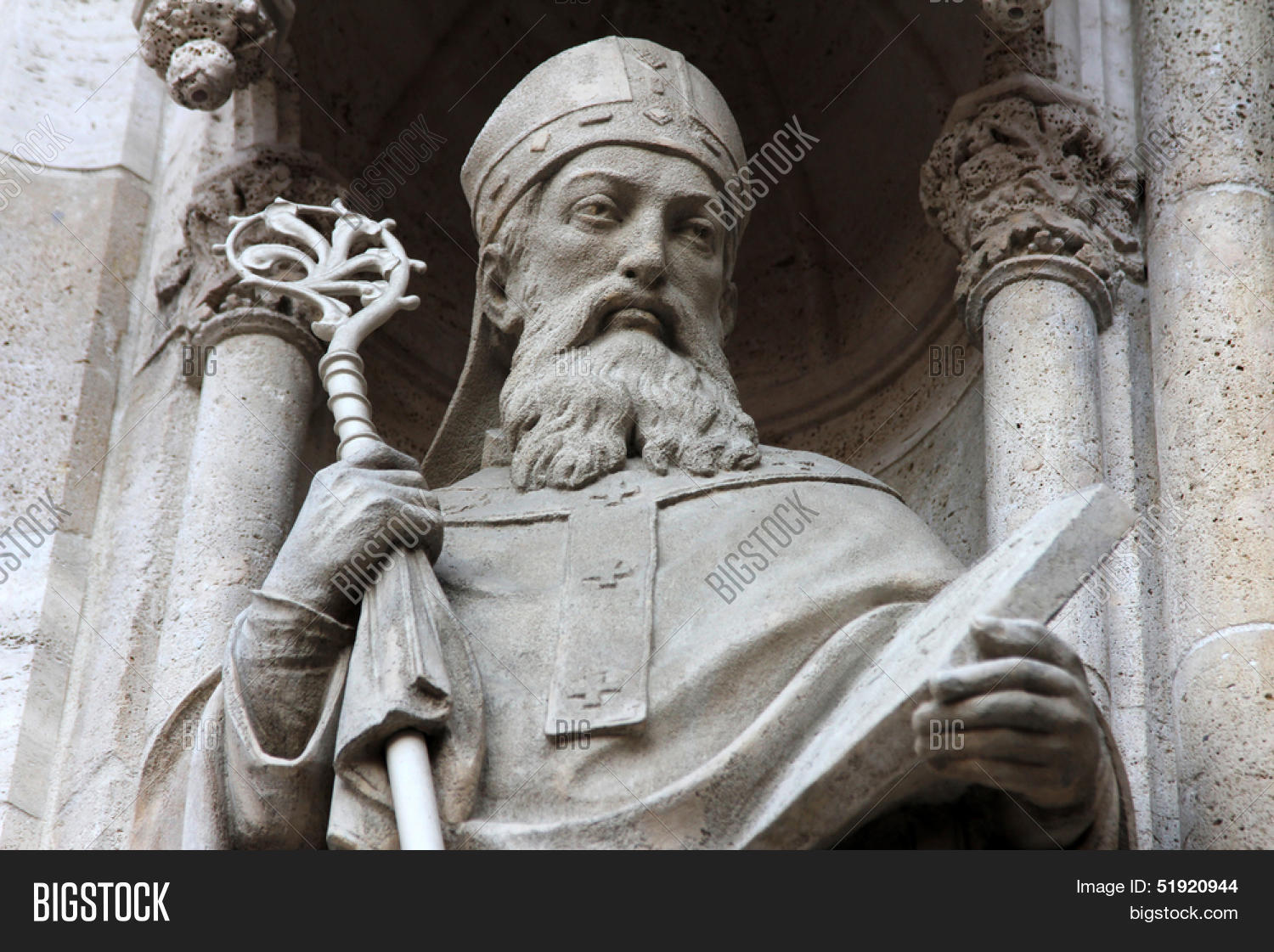 Statue Saint Methodius Image & Photo (Free Trial) | Bigstock