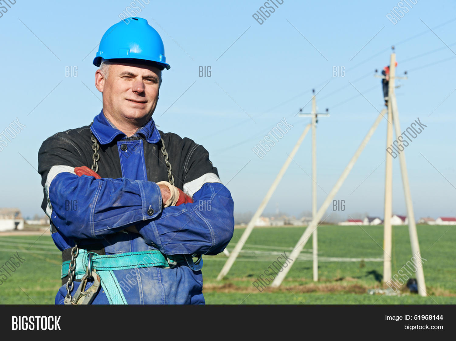 Portrait Power Line Image & Photo (Free Trial) | Bigstock