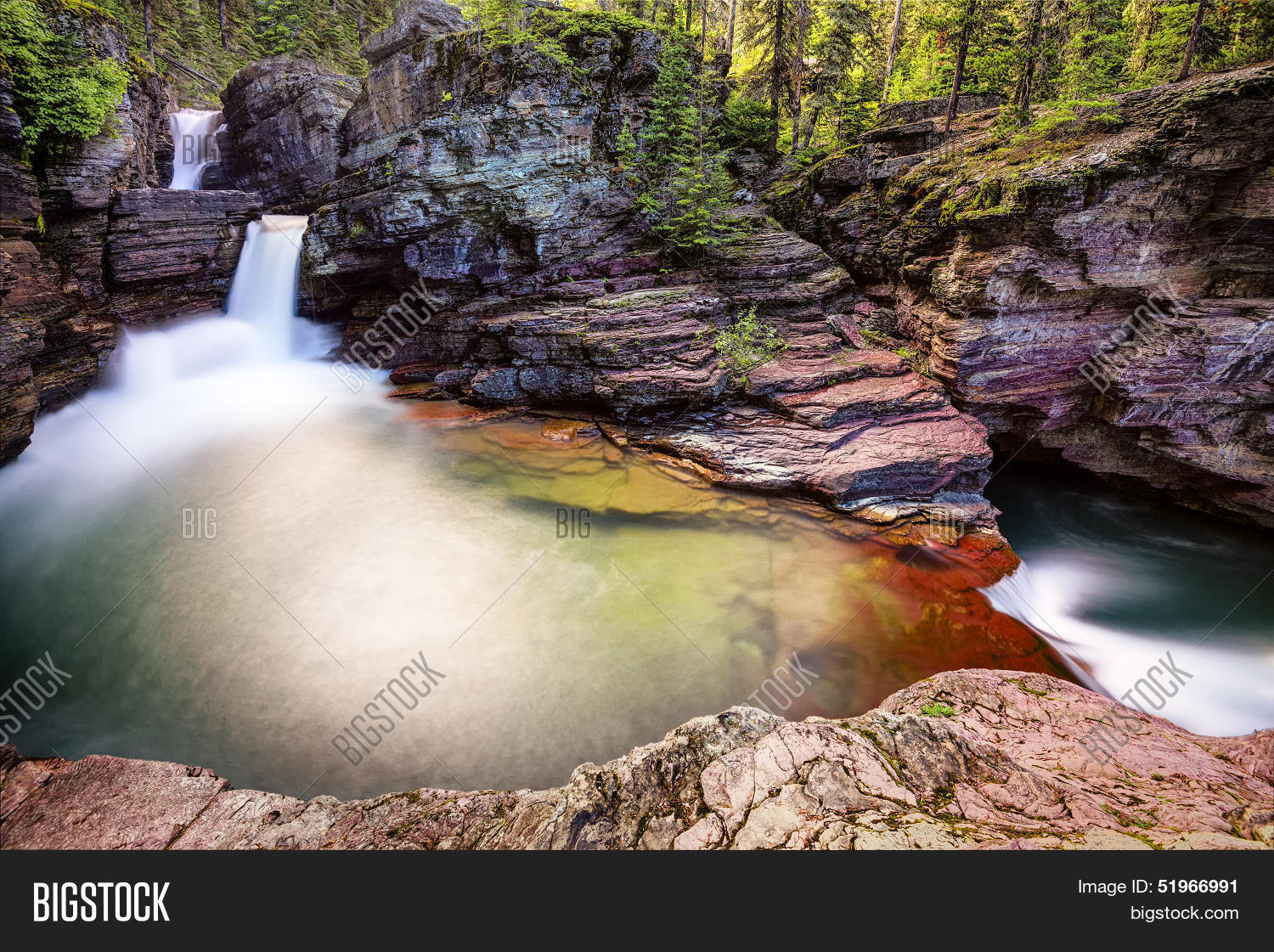 St. Mary Falls Image & Photo (Free Trial) | Bigstock