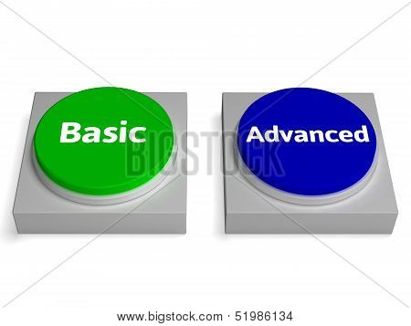 Basic Advanced Buttons Image & Photo (Free Trial) | Bigstock