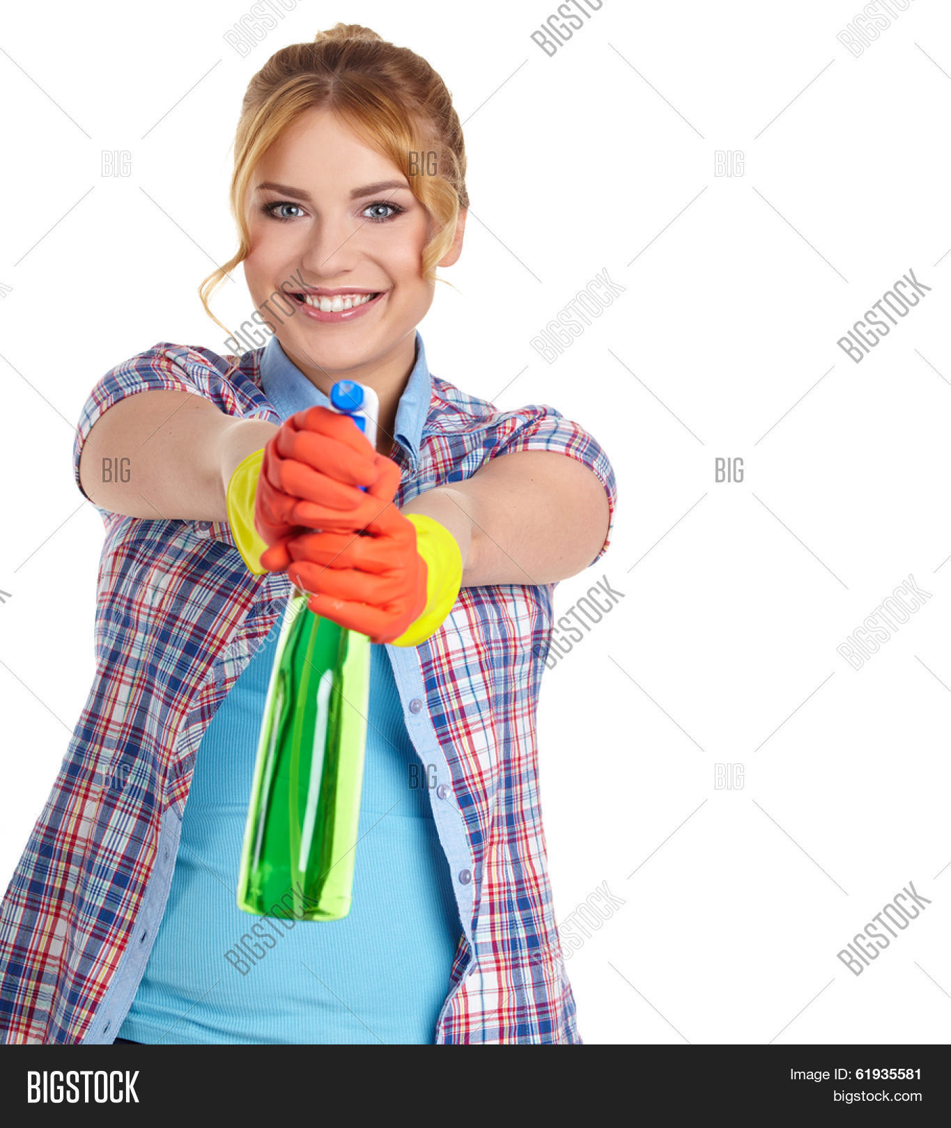 Young Woman Cleaning Image & Photo (Free Trial) | Bigstock