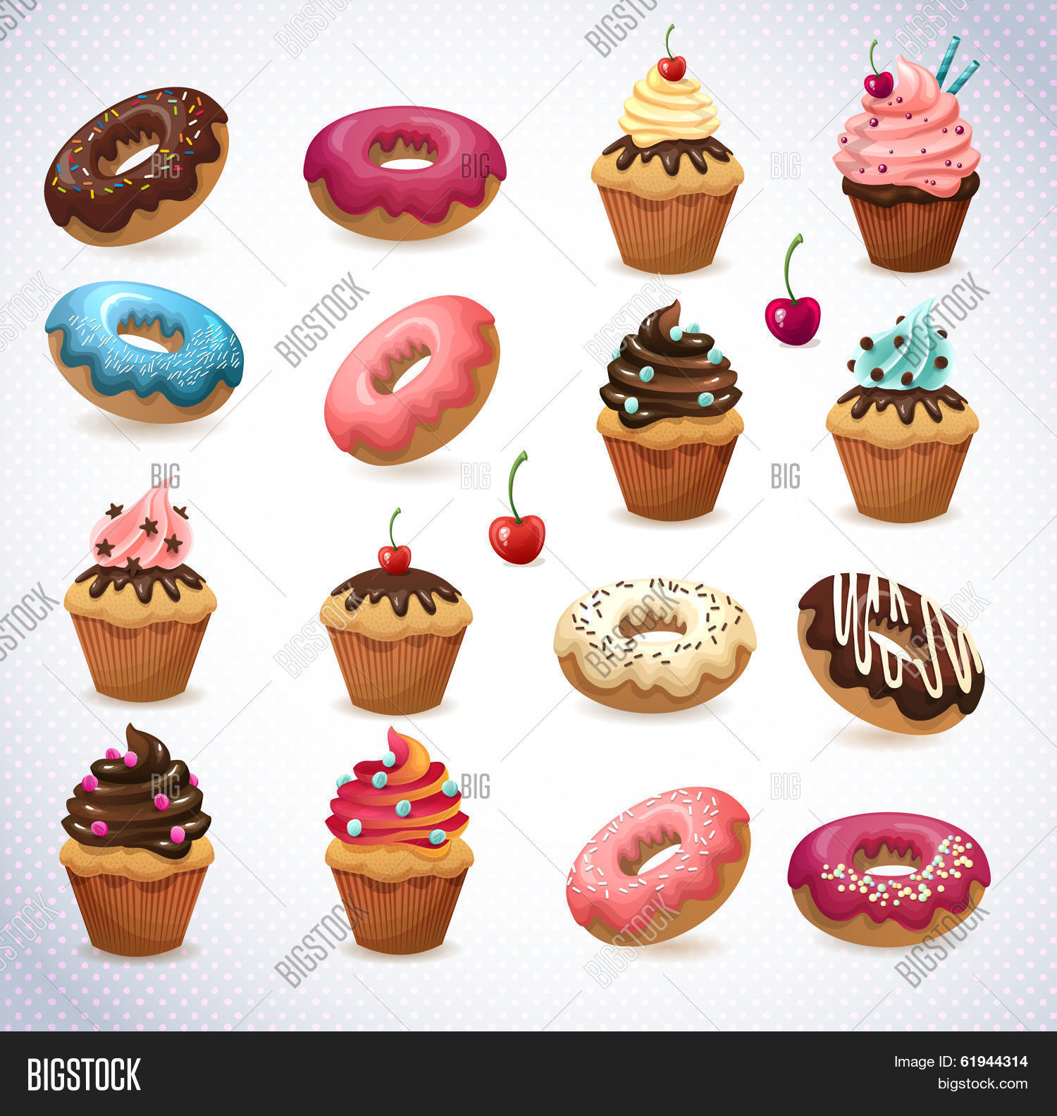 Super Cake Pack. Vector & Photo (Free Trial) | Bigstock
