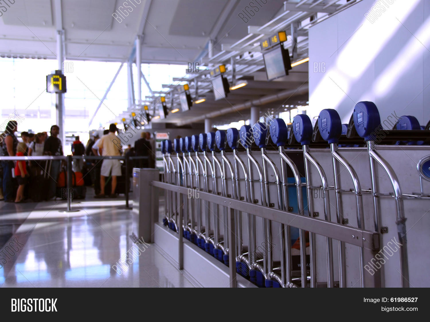 Passengers Lining Image & Photo (Free Trial) | Bigstock