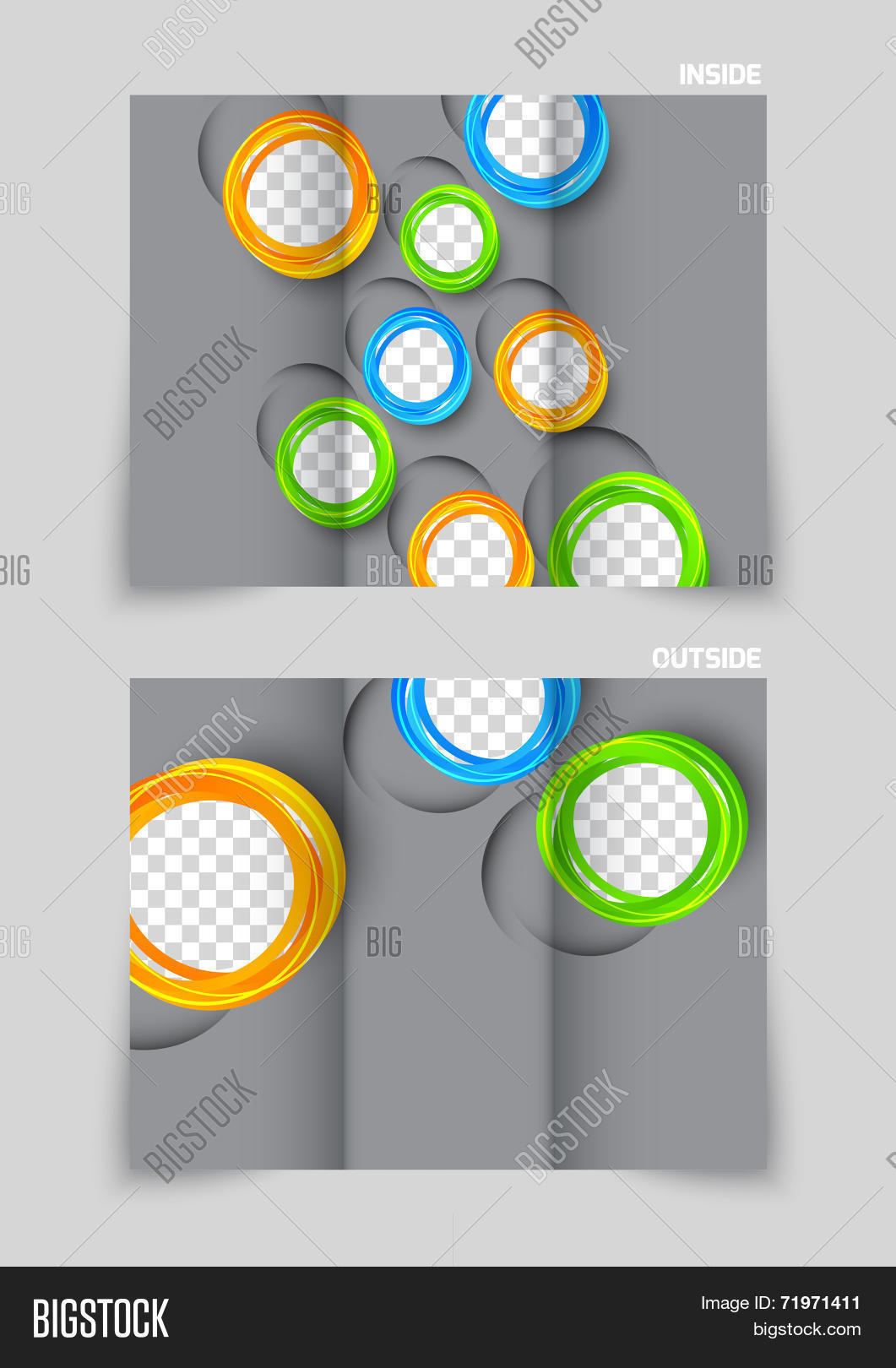 Tri-fold Brochure Vector & Photo (Free Trial) | Bigstock