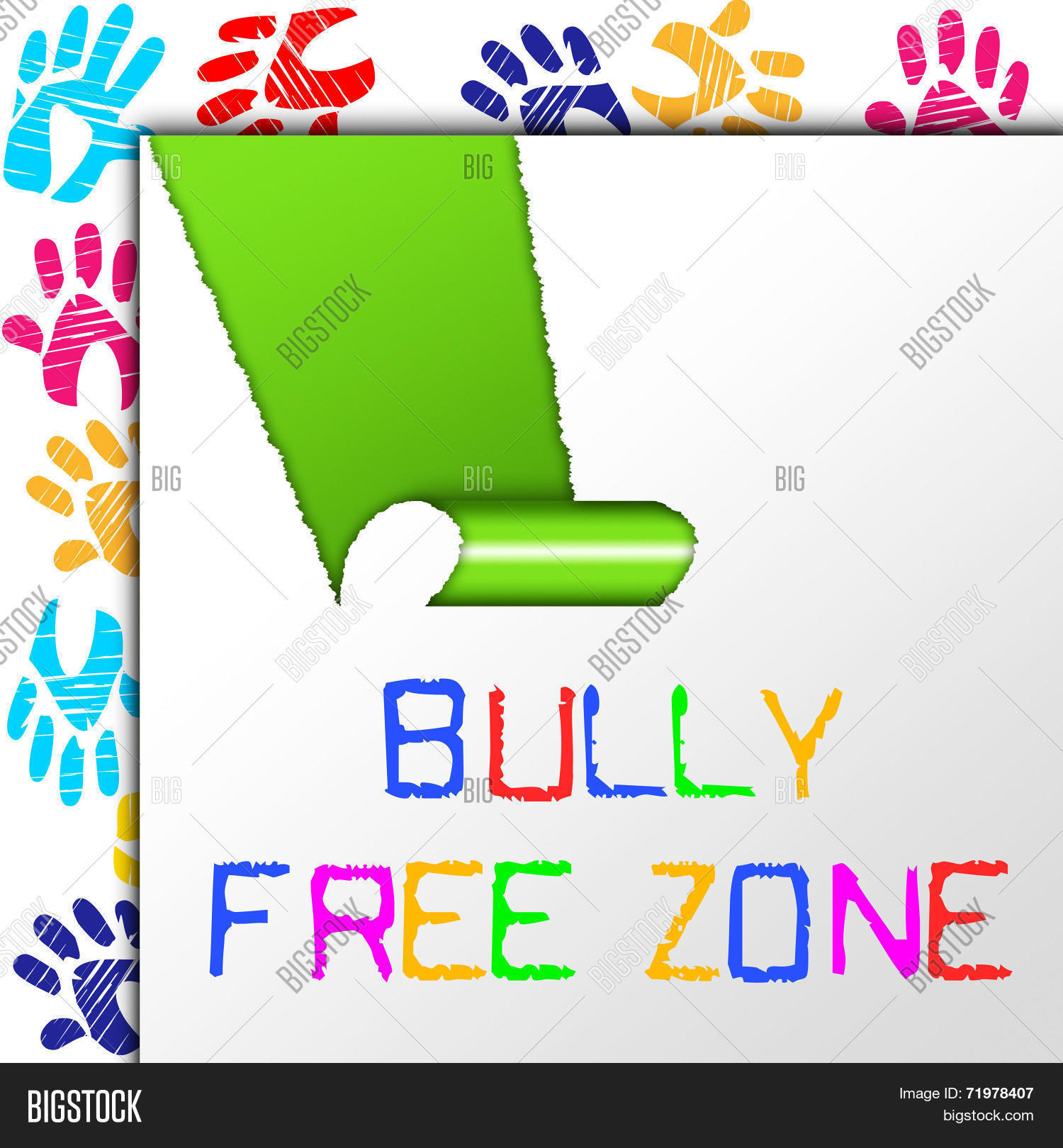Bully Free Zone Image & Photo (Free Trial) | Bigstock