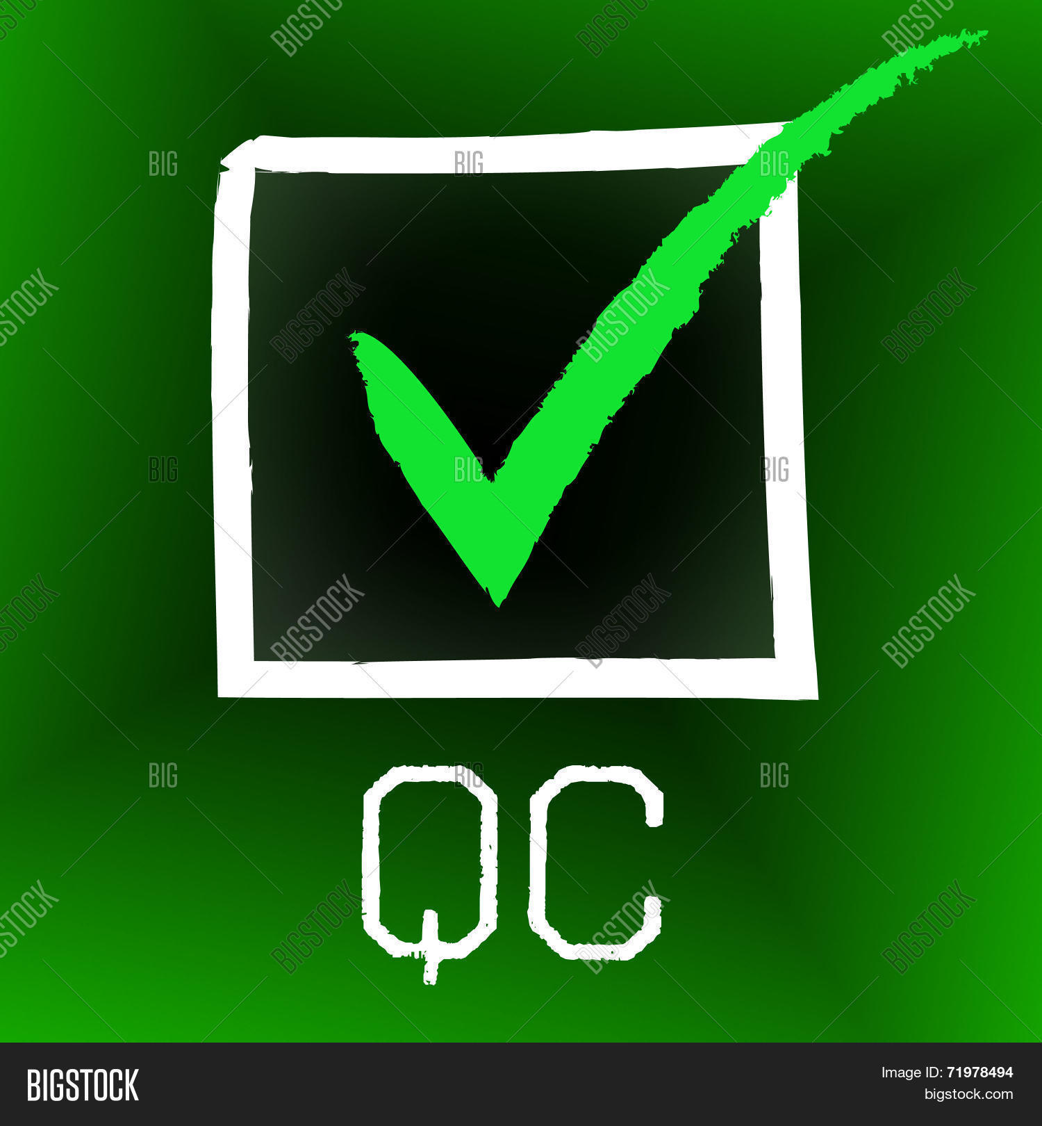 Qc Tick Shows Quality Image & Photo (Free Trial) | Bigstock