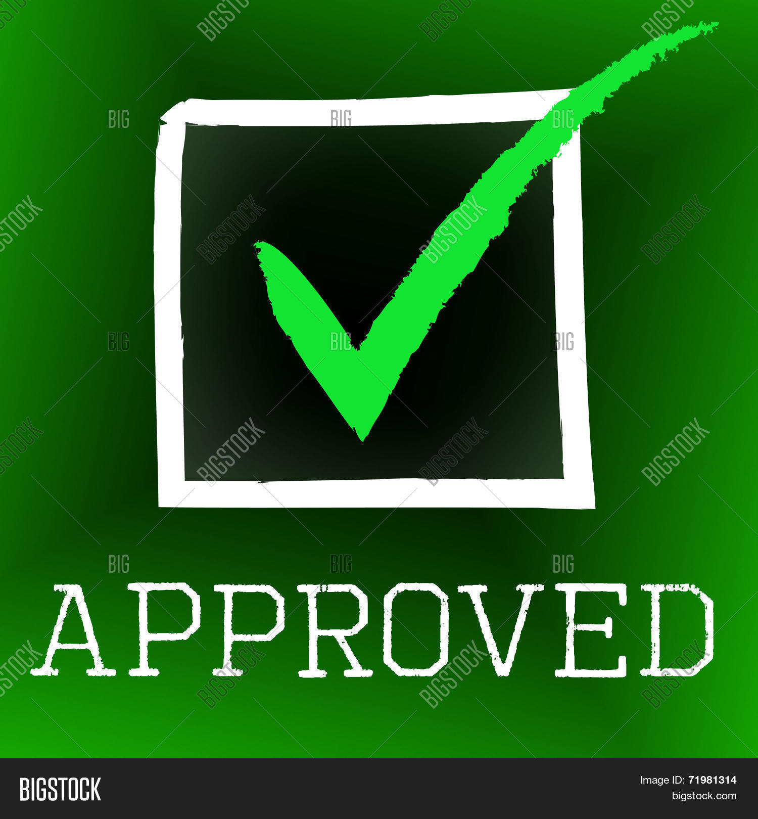 Approved Tick Image & Photo (Free Trial) | Bigstock