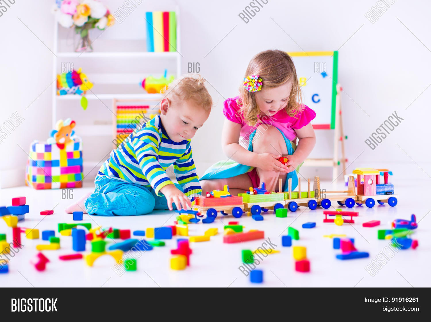 Kids Playing Day Care Image & Photo (Free Trial) | Bigstock