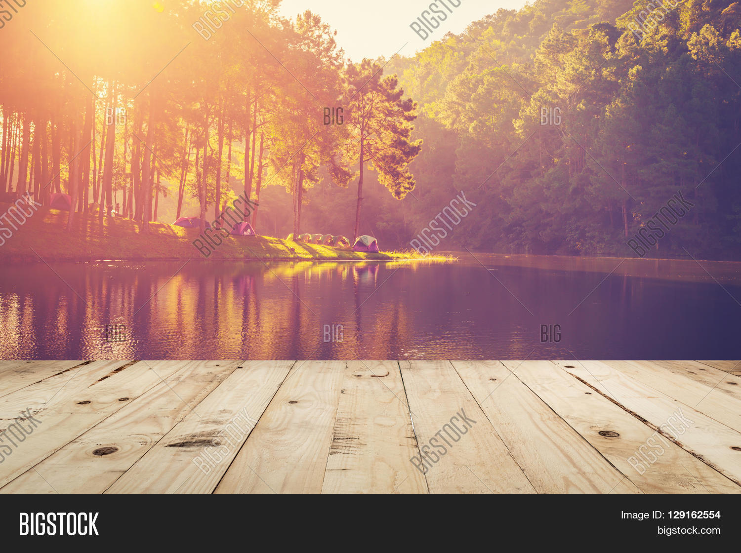 Wood Table Pond Water Image & Photo (Free Trial) | Bigstock