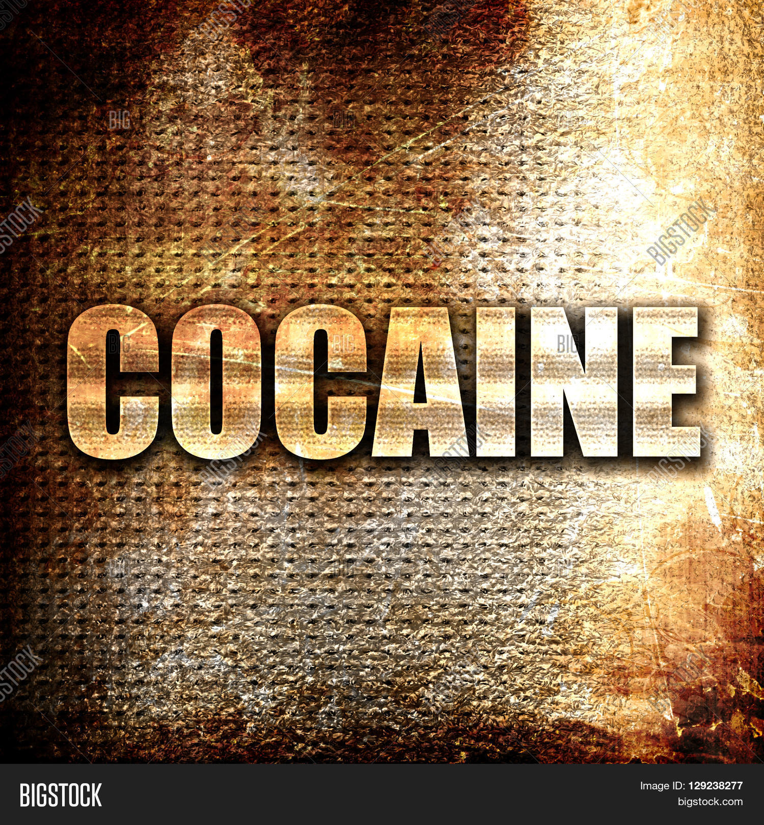 Cocaine, Rust Writing Image & Photo (Free Trial) | Bigstock