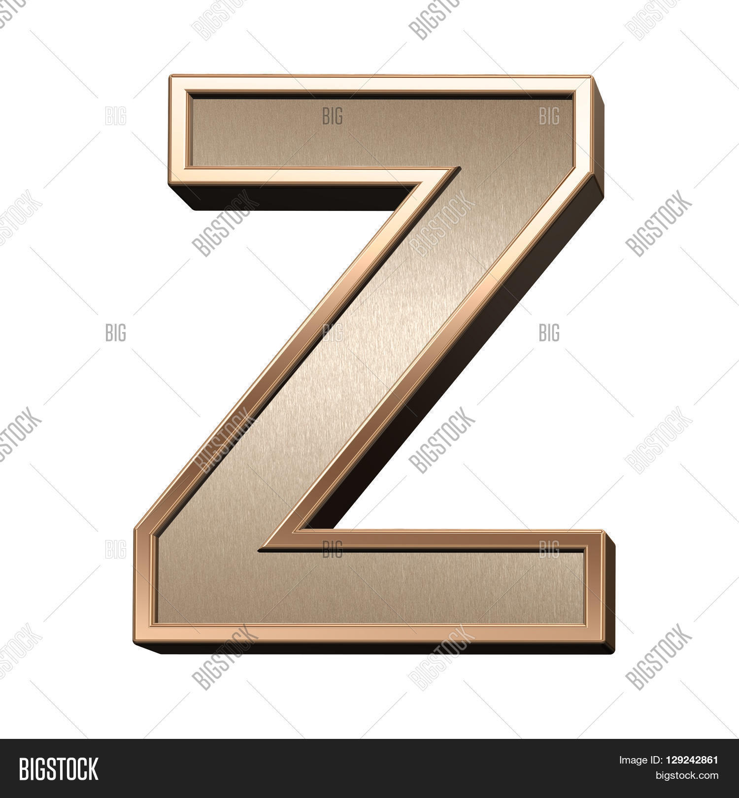 One Letter Brushed Image & Photo (Free Trial) | Bigstock