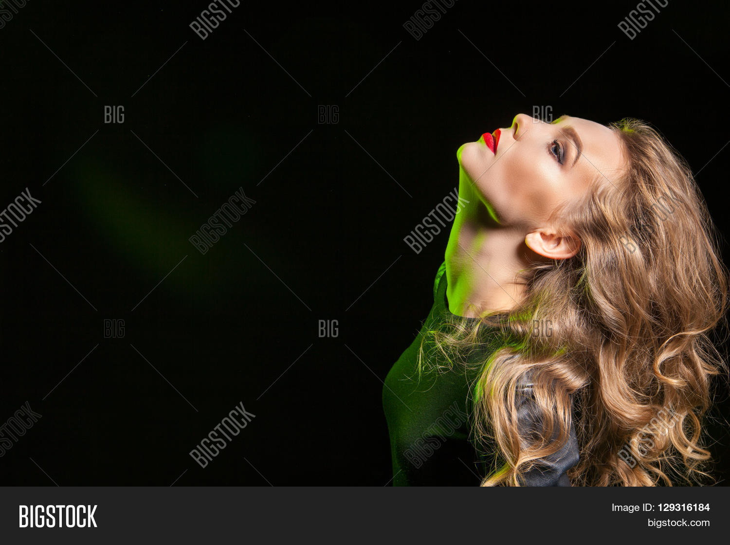 Side View Blonde Girl Image & Photo (Free Trial) | Bigstock