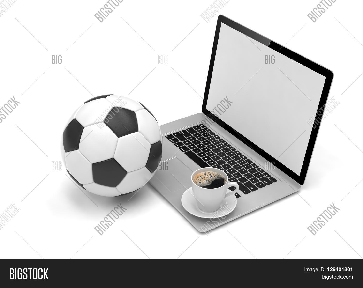 Laptop Soccer Football Image & Photo (Free Trial) | Bigstock