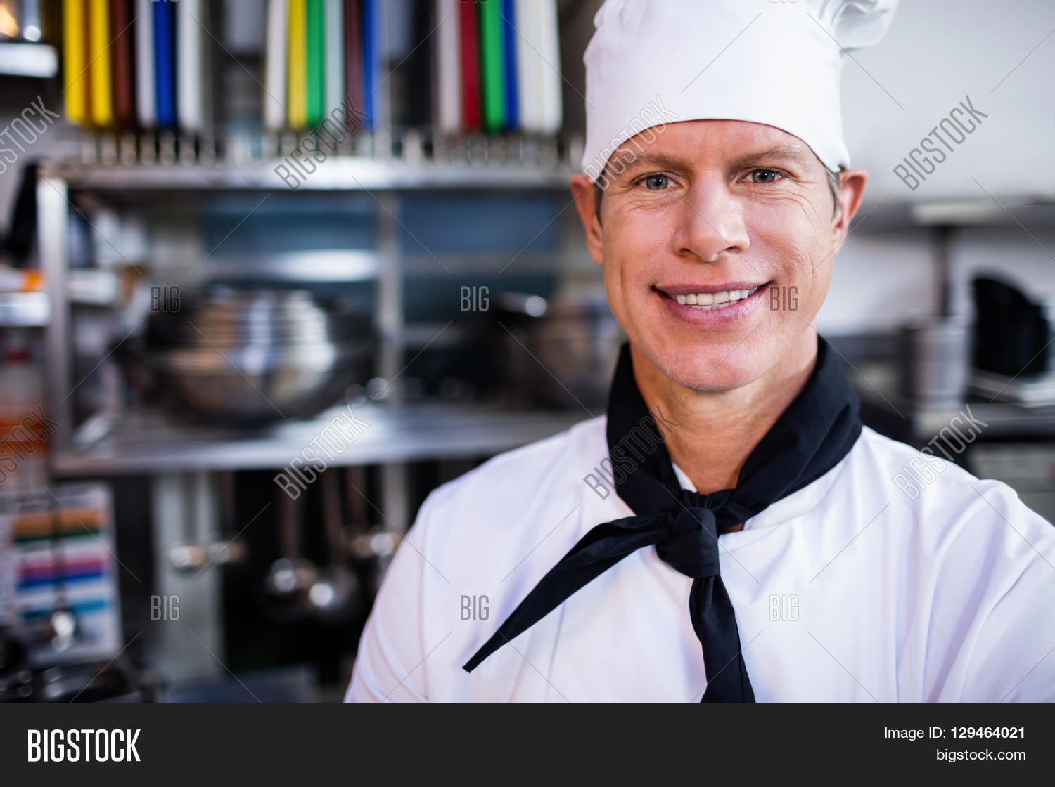 Portrait Smiling Chef Image & Photo (Free Trial) | Bigstock