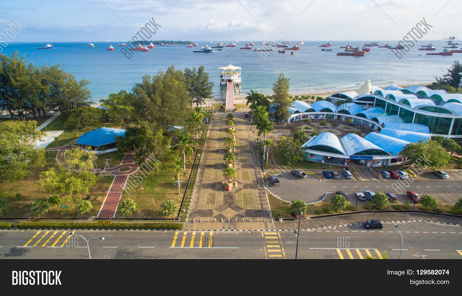 Labuan,Malaysia-Jan 29,2016:Aerial Image & Photo | Bigstock