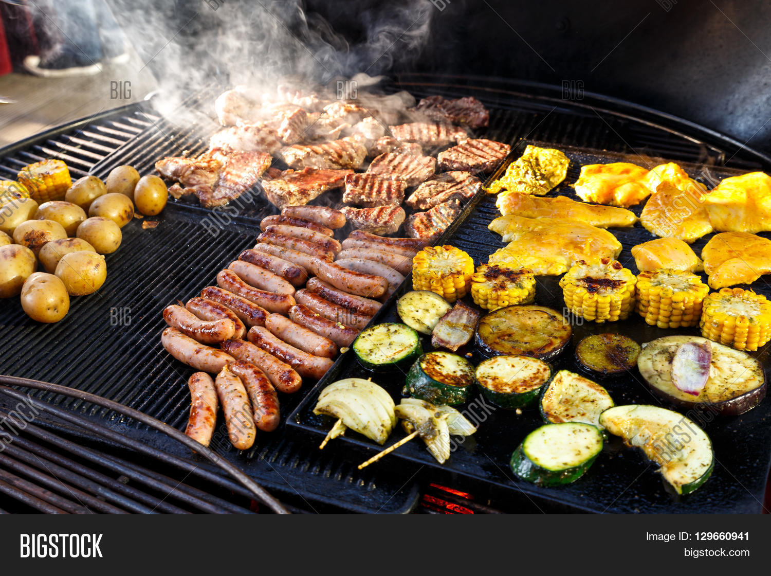 Large Hot Barbecue Image & Photo (Free Trial) | Bigstock
