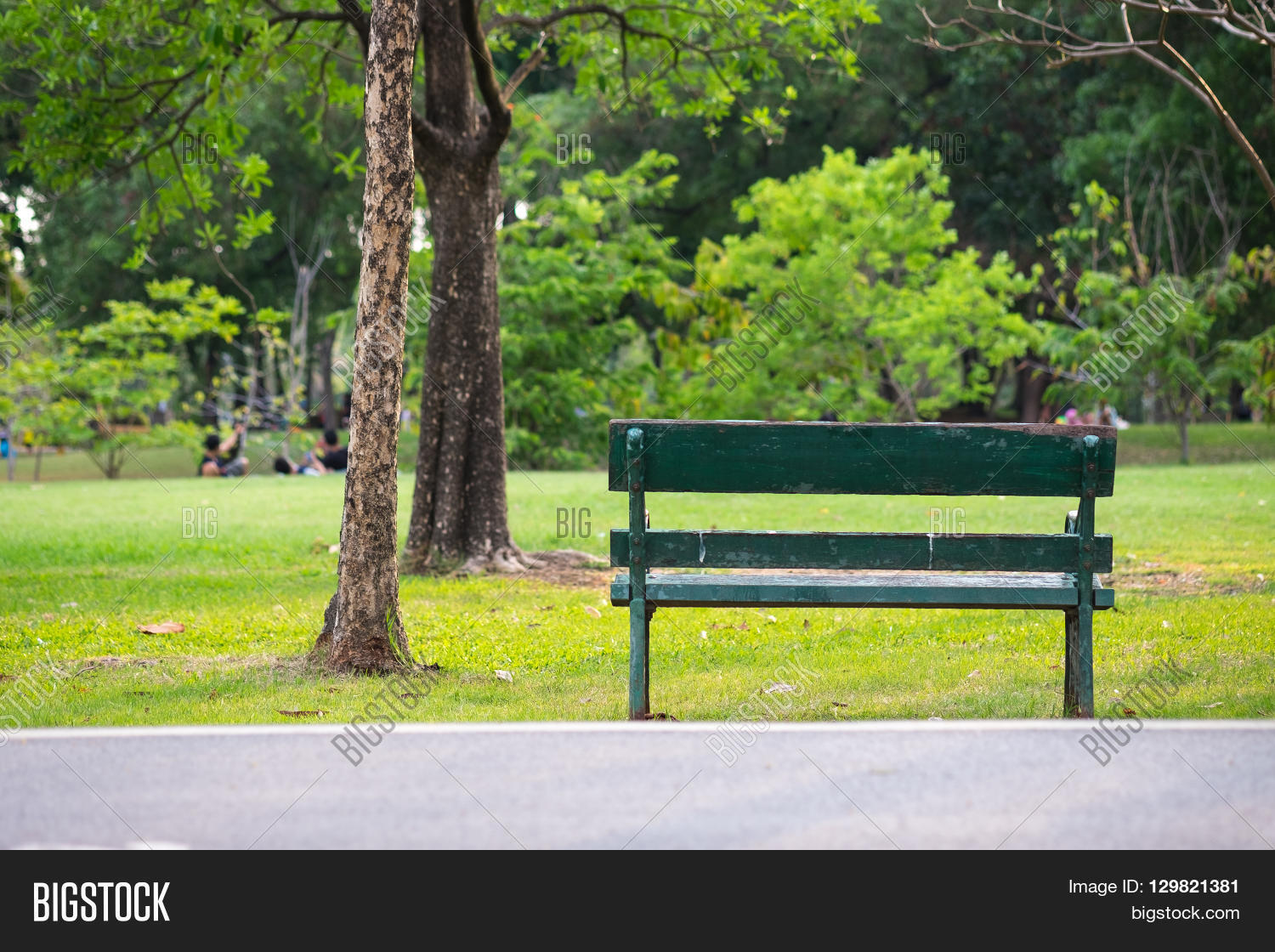 Bench Park, Park Bench Image & Photo (Free Trial) | Bigstock