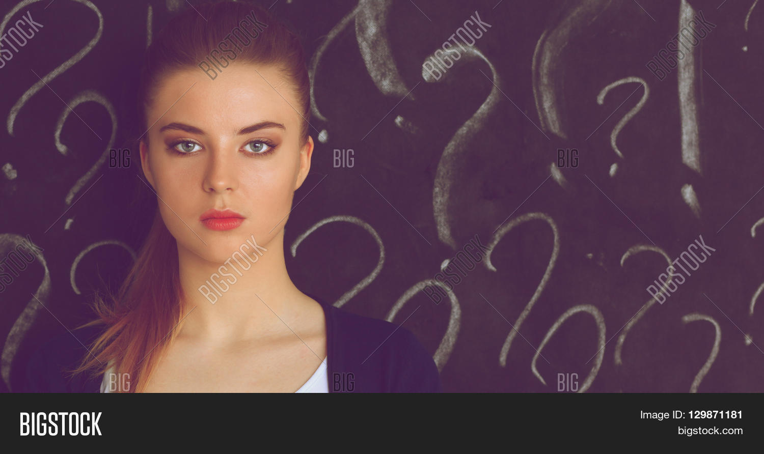 Young Girl Question Image & Photo (Free Trial) | Bigstock