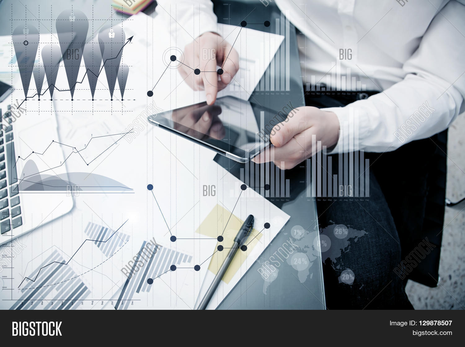 Banker Manager Working Image & Photo (Free Trial) | Bigstock