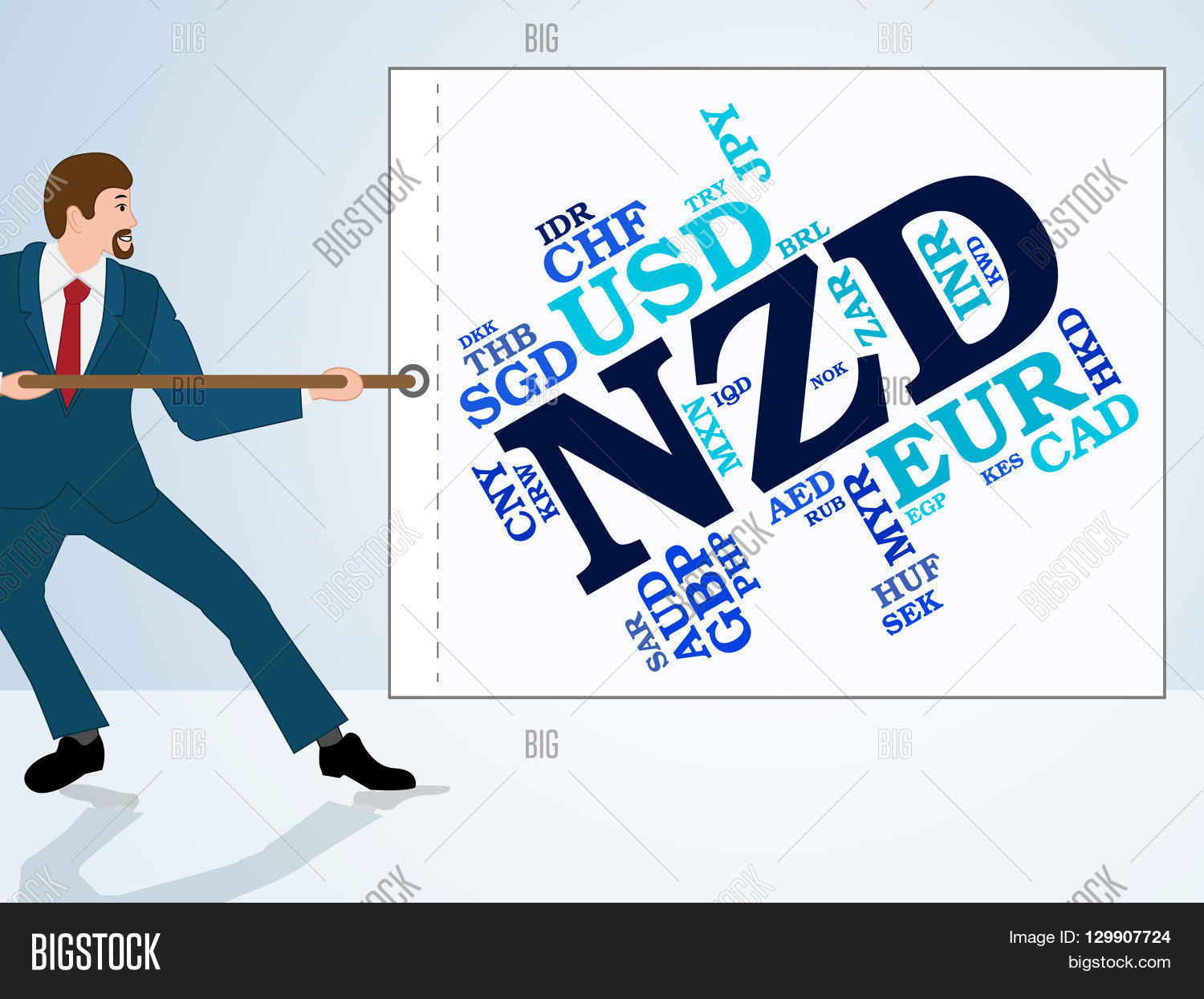 Nzd Currency Shows New Image & Photo (Free Trial) | Bigstock