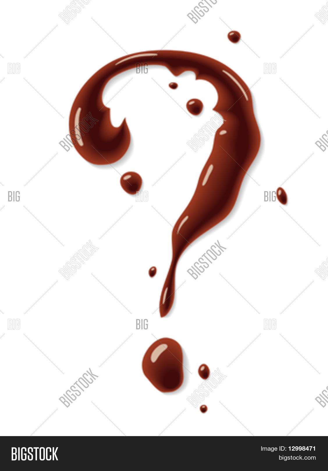 Chocolate Question Vector & Photo (Free Trial) | Bigstock