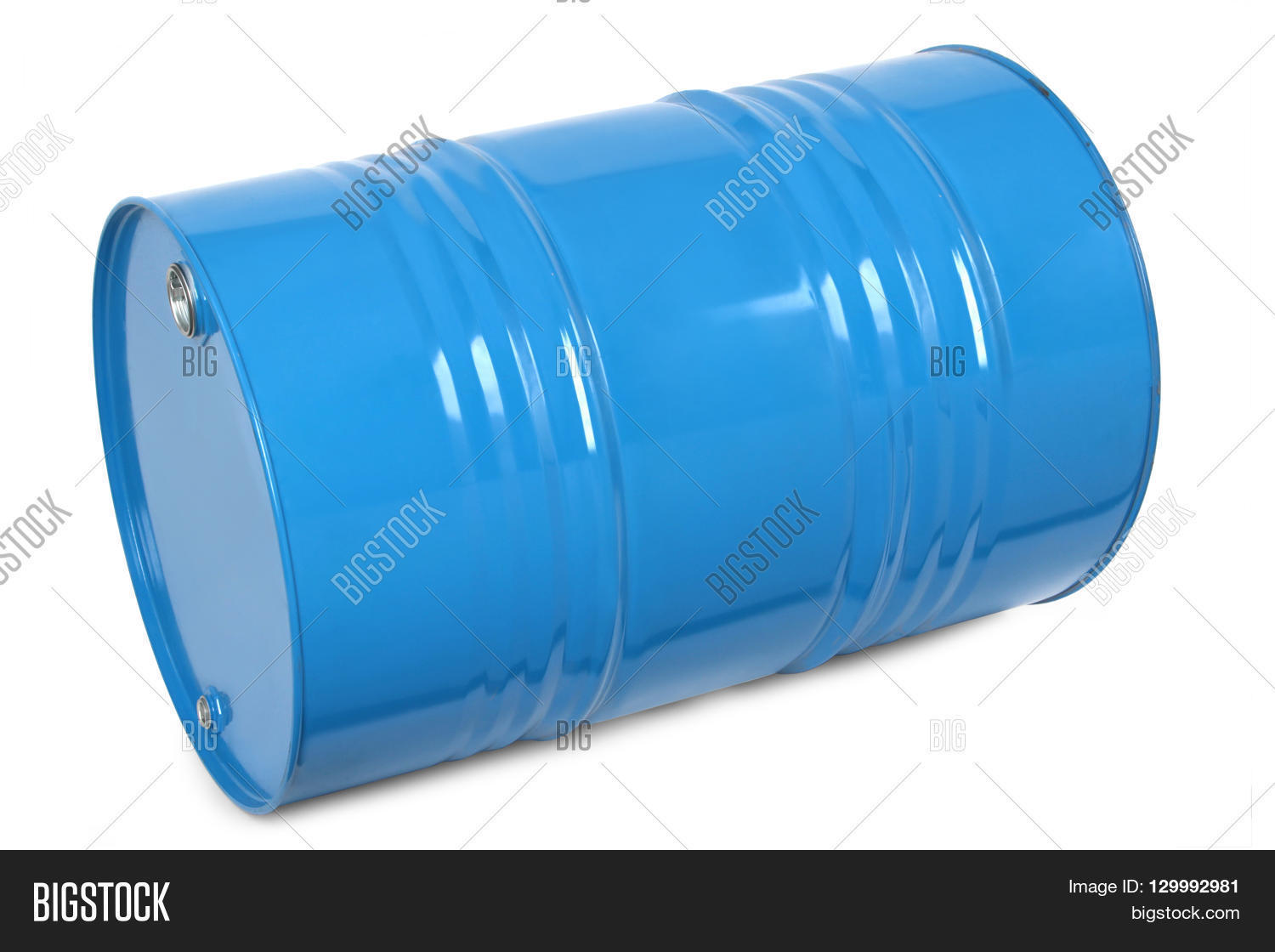 Blue Metal Barrel Oil Image & Photo (Free Trial) | Bigstock