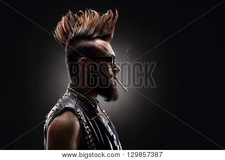 Profile Shot Punk Image & Photo (Free Trial) | Bigstock