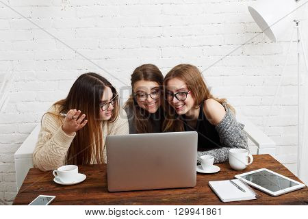 Three Girls Work Image & Photo (Free Trial) | Bigstock