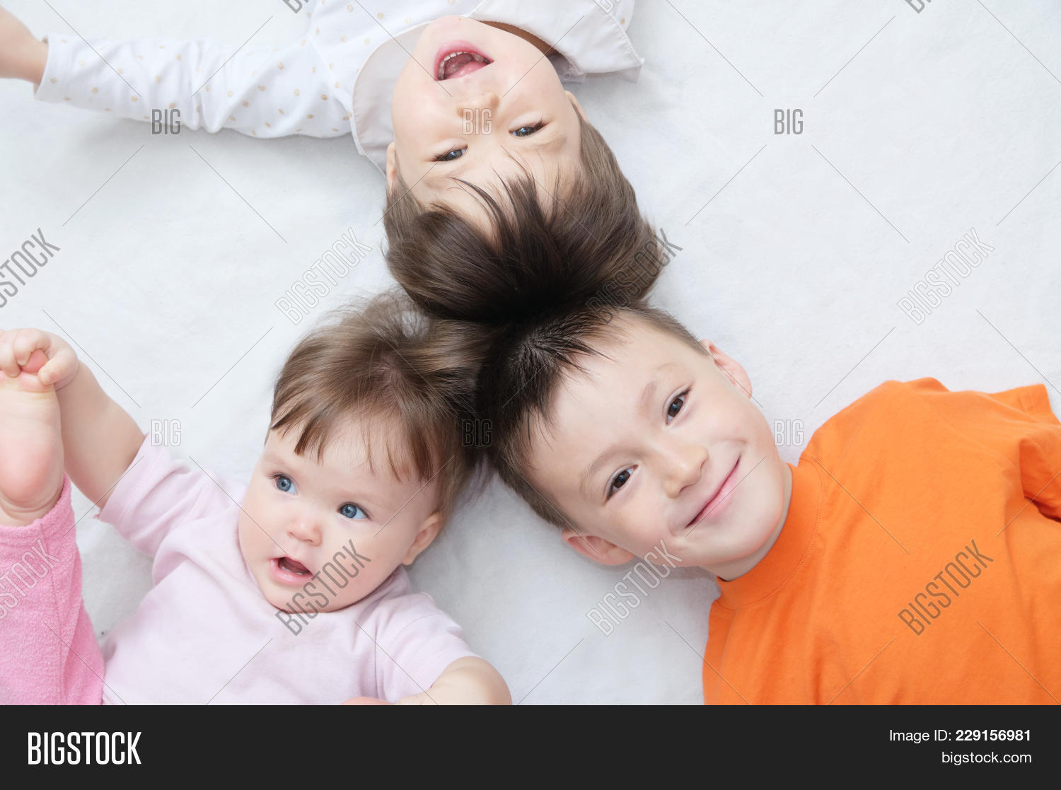 Happy Kids, Three Image & Photo (Free Trial) | Bigstock