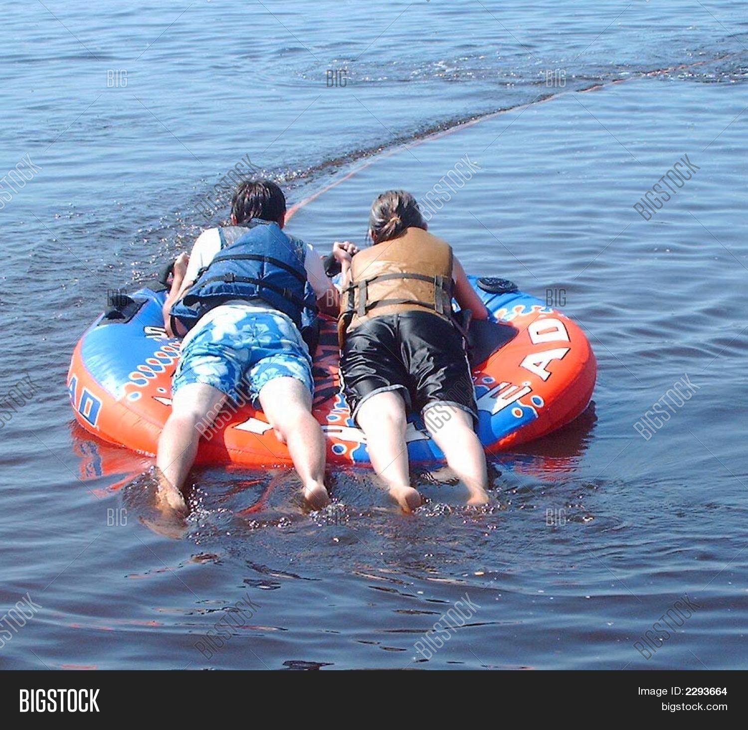 2 Kids Tubing Image & Photo (Free Trial) | Bigstock