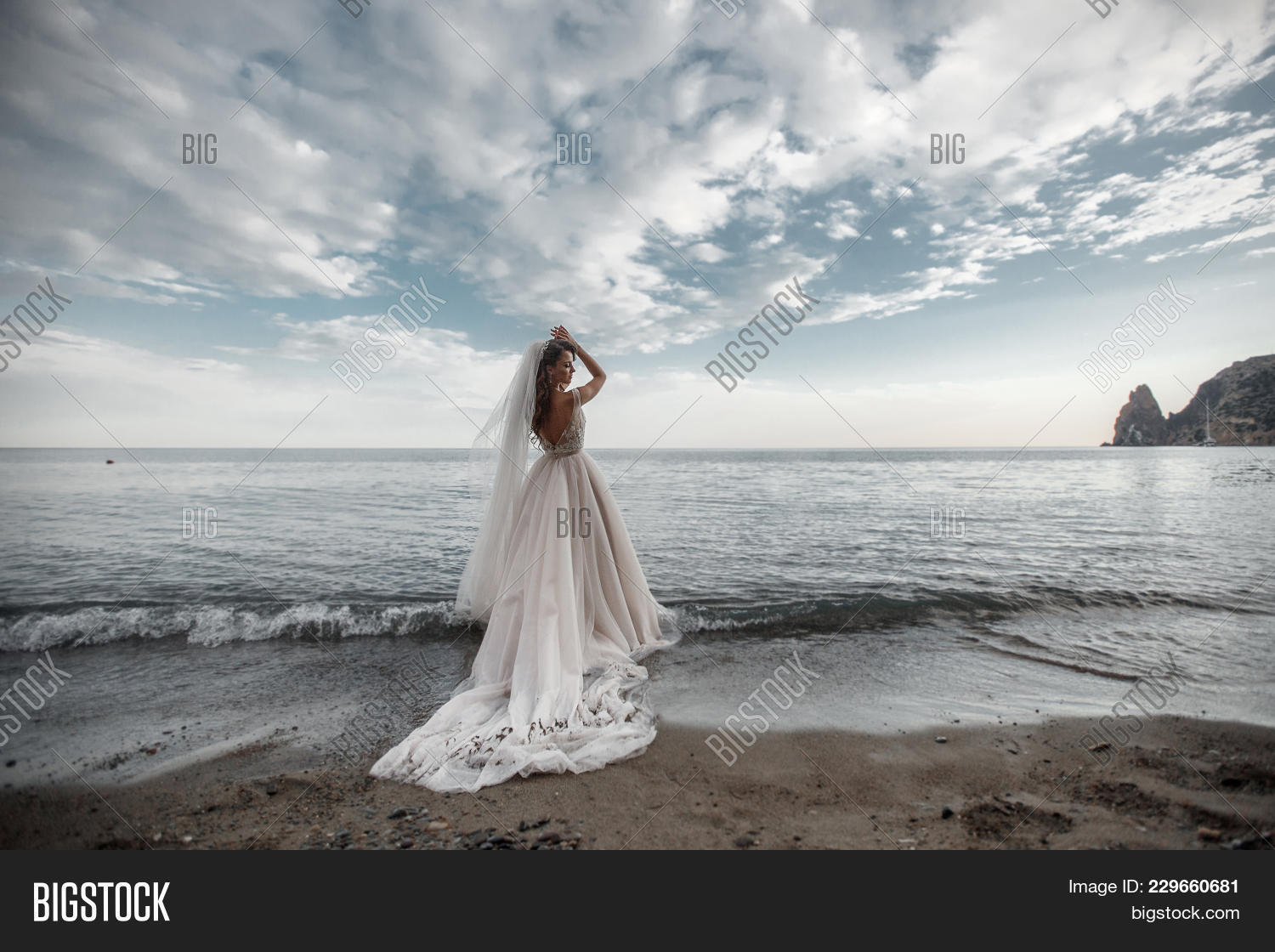 Beautiful Bride Stands Image & Photo (Free Trial) | Bigstock
