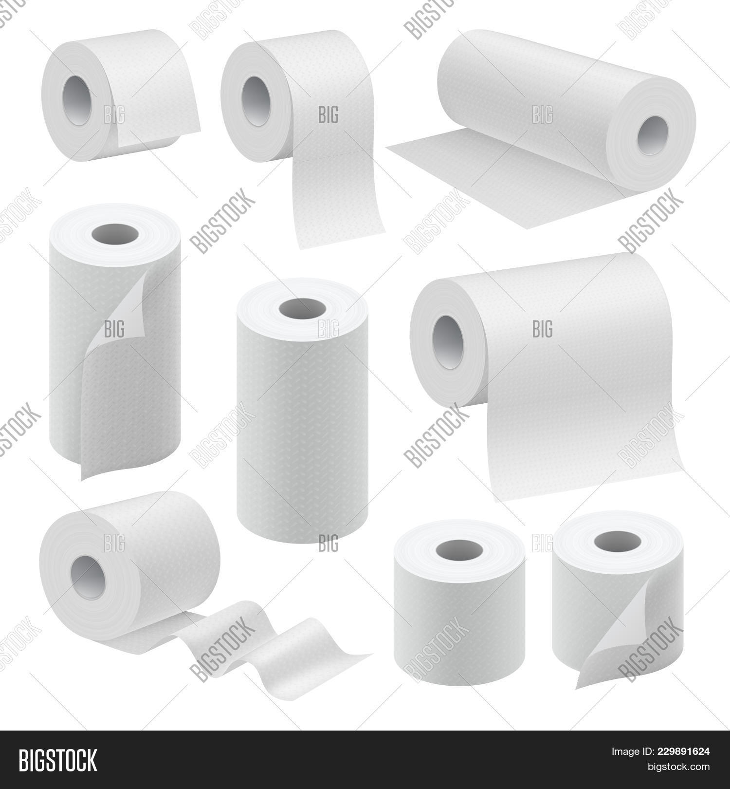 Realistic Paper Roll Image & Photo (Free Trial) | Bigstock